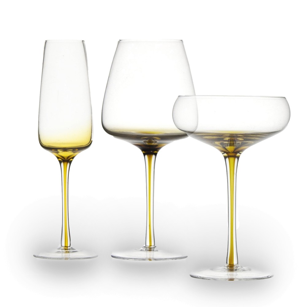 Gem Amber Stemware Collection | Inter-Continental Mercantile - ICM Canada