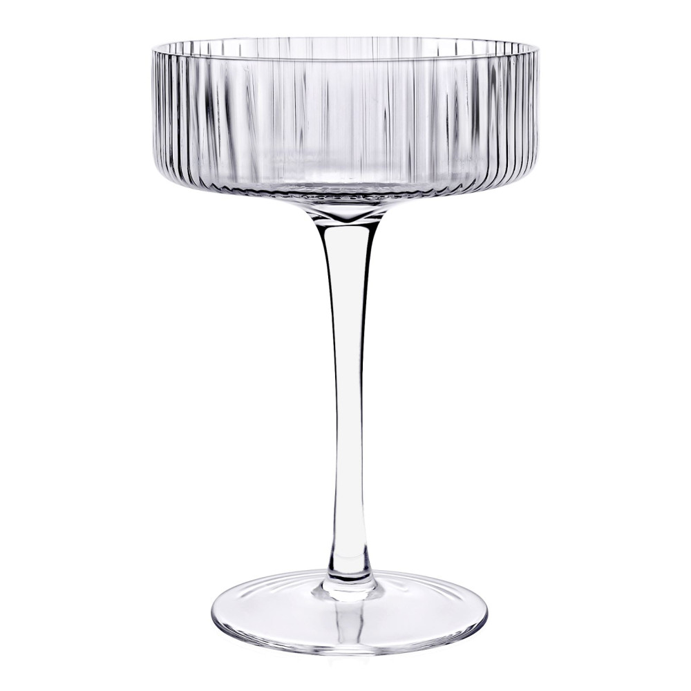 Ribbed Cocktail Coupe 290 ml, Set of 4 | Inter-Continental Mercantile ...