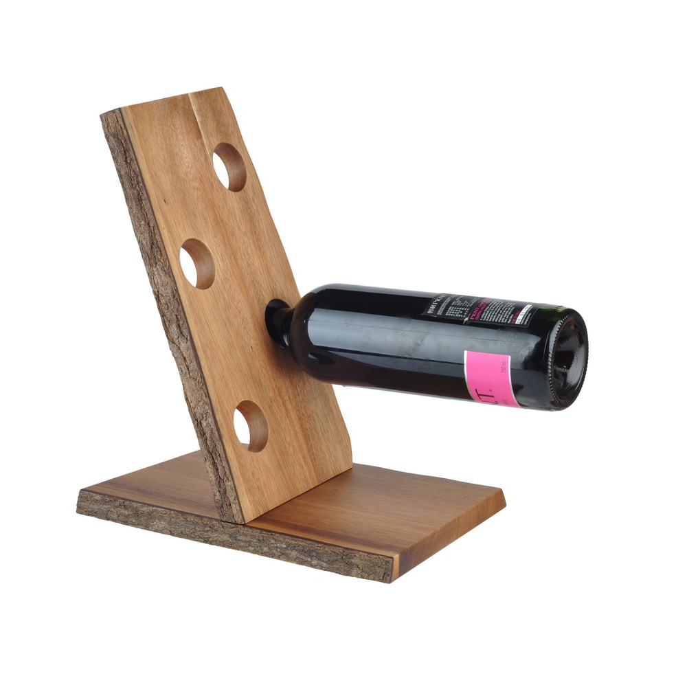 Organic Acacia Wine Rack | Inter-Continental Mercantile - ICM Canada