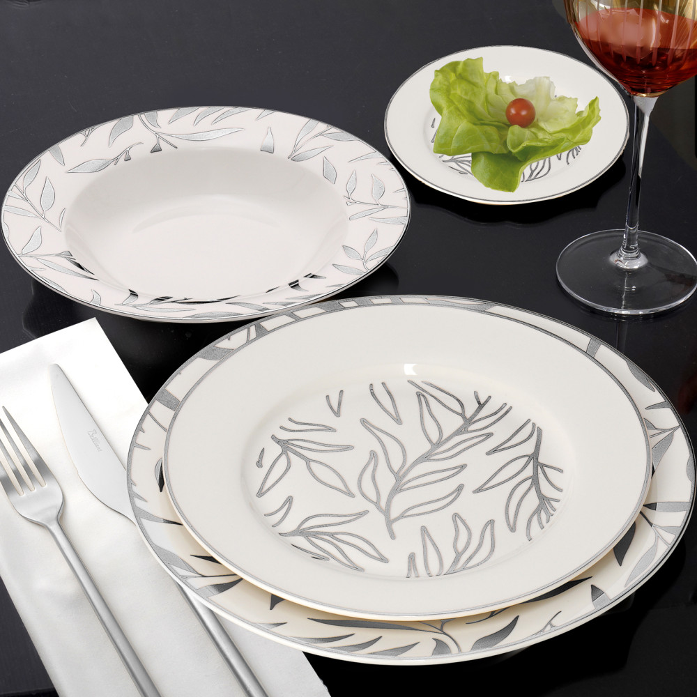 Olive Leaves Platine Dinnerware Collection | Inter-Continental ...