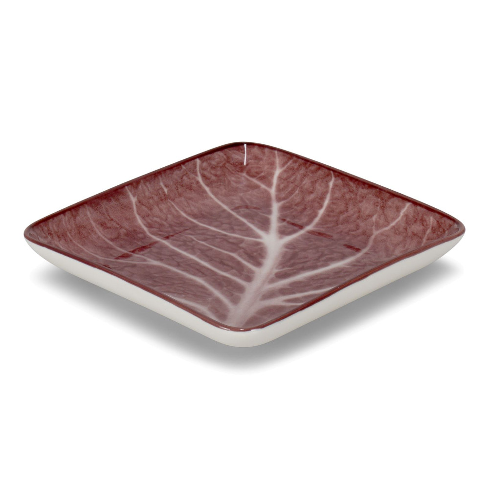 Savoy Red Square Plate 12 cm | Inter-Continental Mercantile - ICM Canada