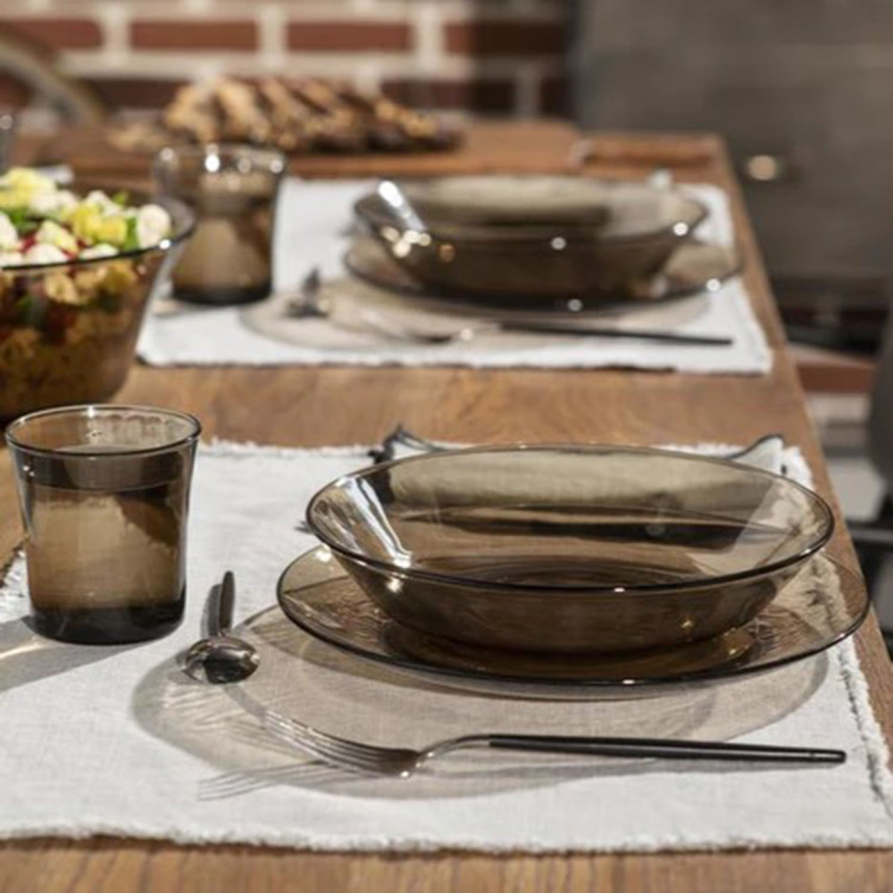 Duralex Lys Sepia Dinnerware Collection | Inter-Continental Mercantile ...