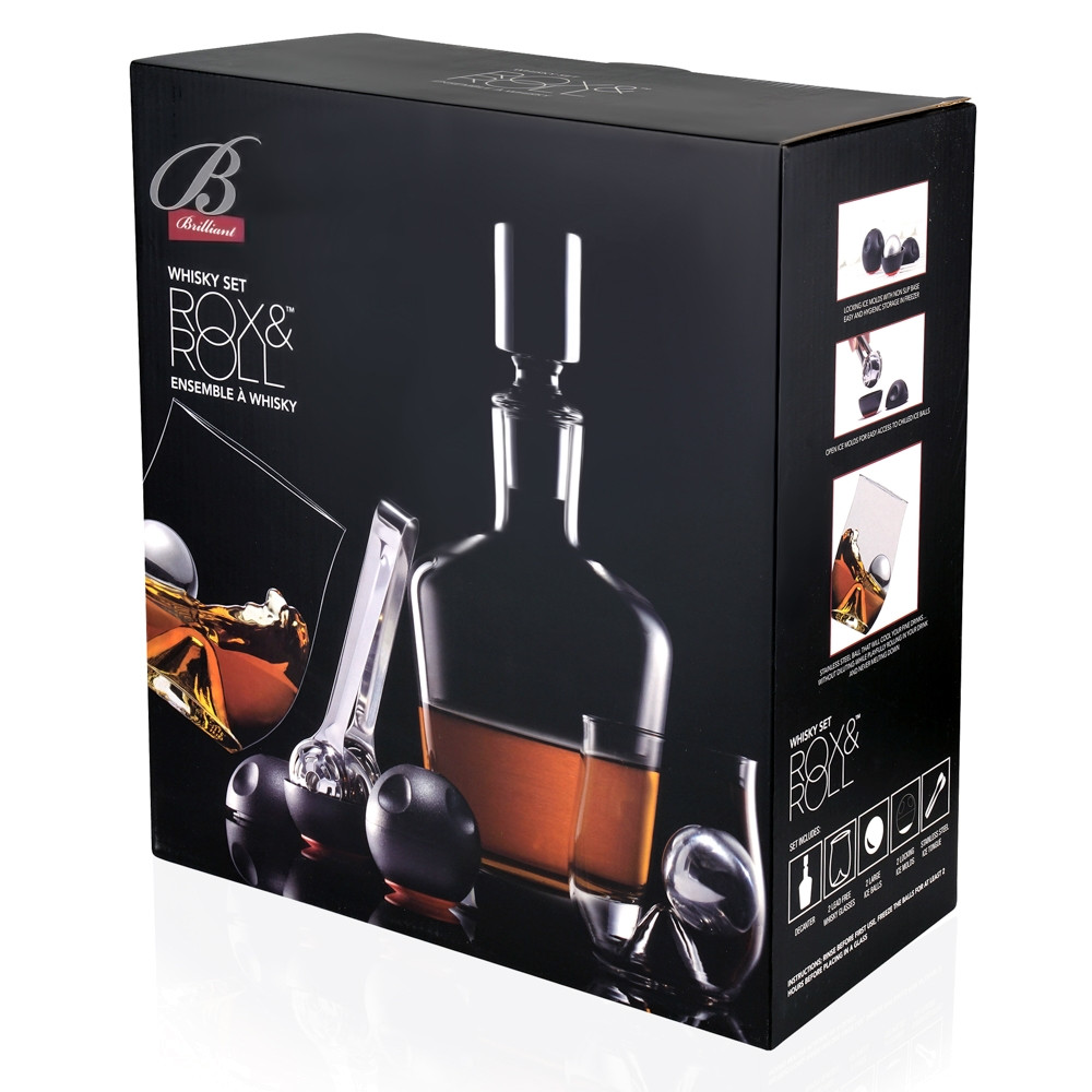 Rox & Roll 8 Piece Whiskey Set | Inter-Continental Mercantile - ICM Canada