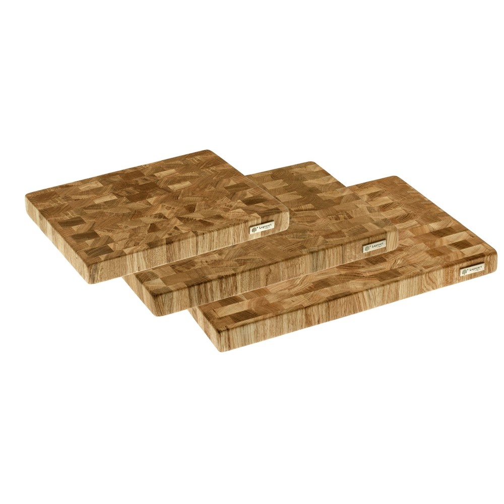Butchers' Natural Oak Wood Chopping Block 37 cm | Inter-Continental ...