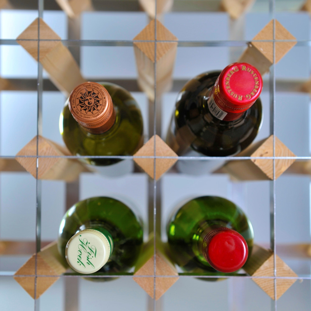 Traditional Wine Rack Dark Oak Wine Rack - Ready to Assemble | Inter ...